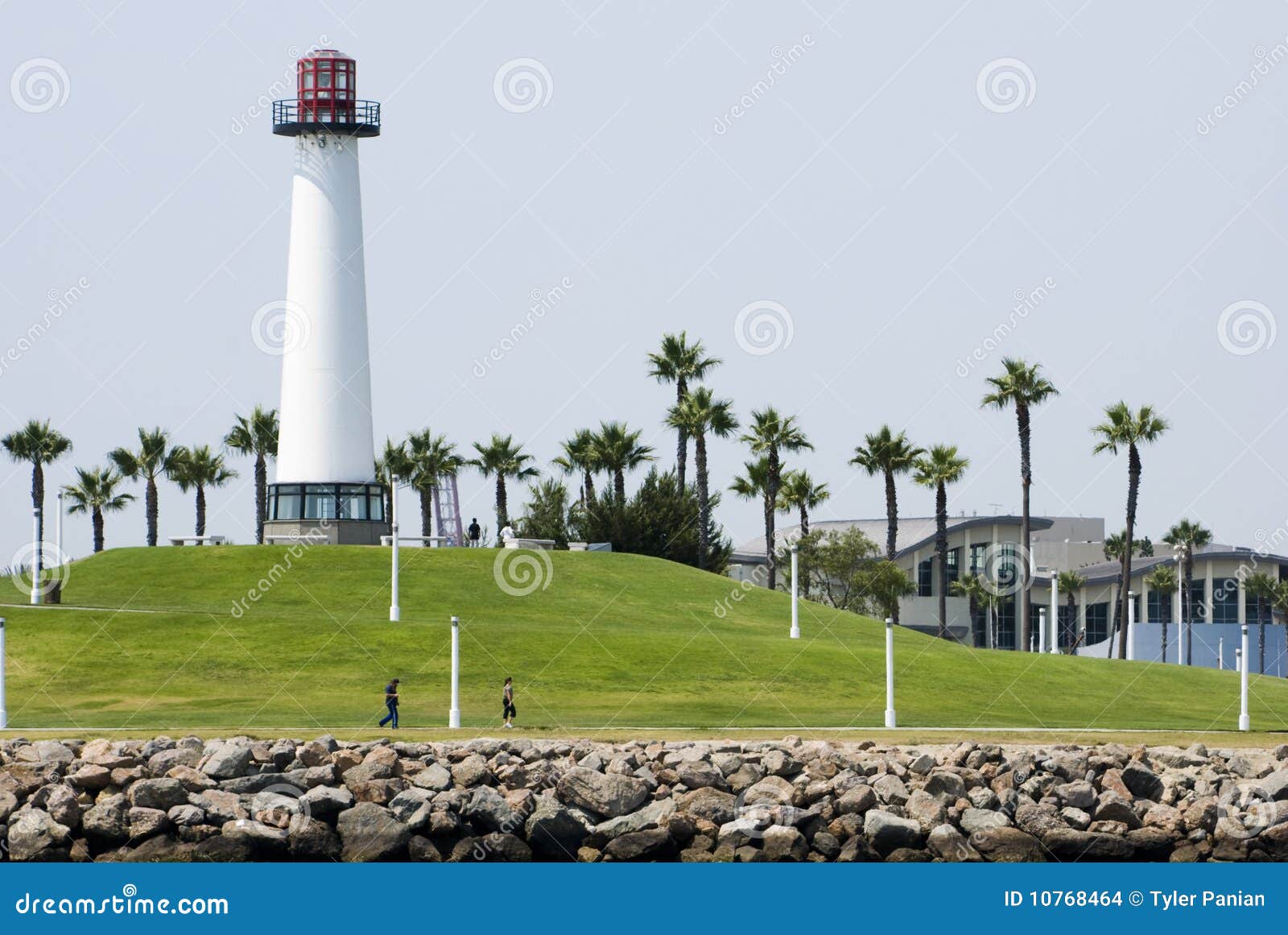 Light tower on the coast stock photo. Image of city, warning - 10768464