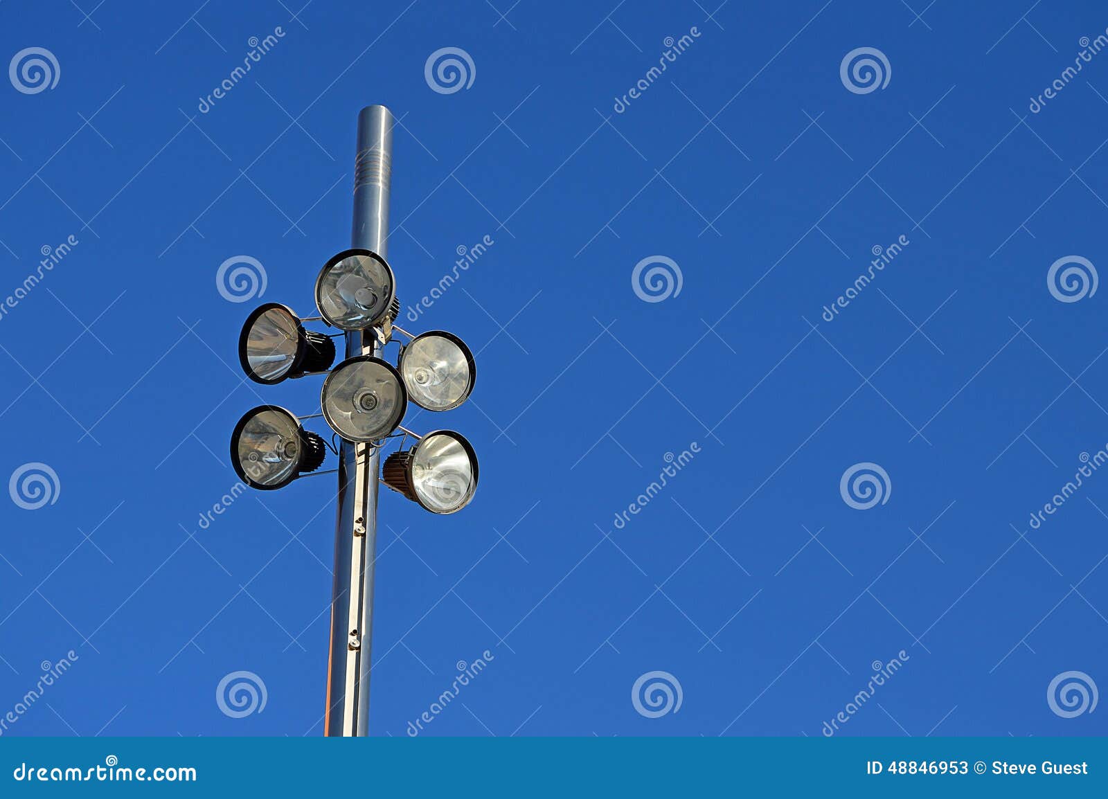 A Light Tower stock image. Image of landscape, floodlight - 48846953