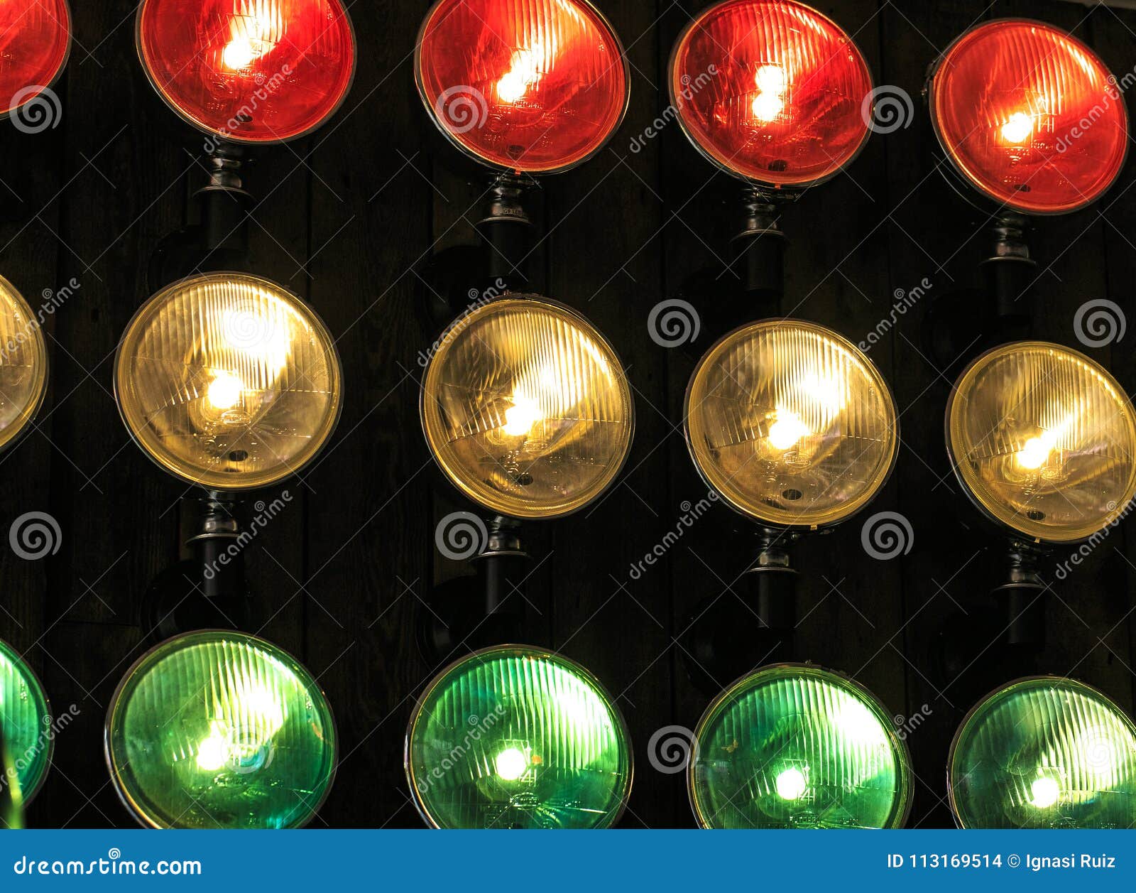 Light of a traffic lamp stock photo. Image of direction - 113169514