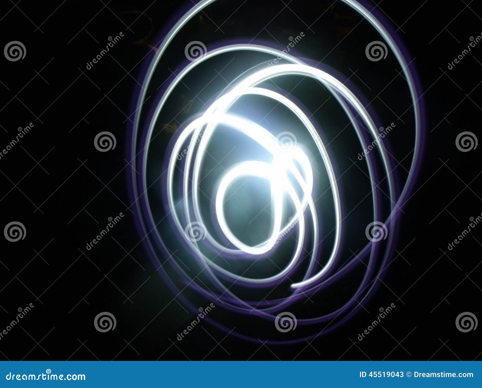 Light trail circles stock image. Image of shapes, swirls - 45519043