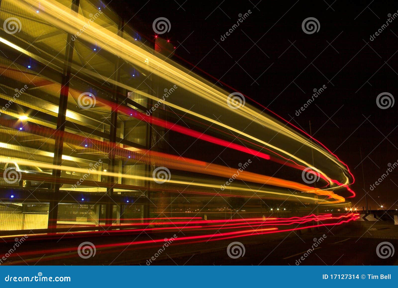 Light trails 1 stock photo. Image of transport, headlights - 17127314