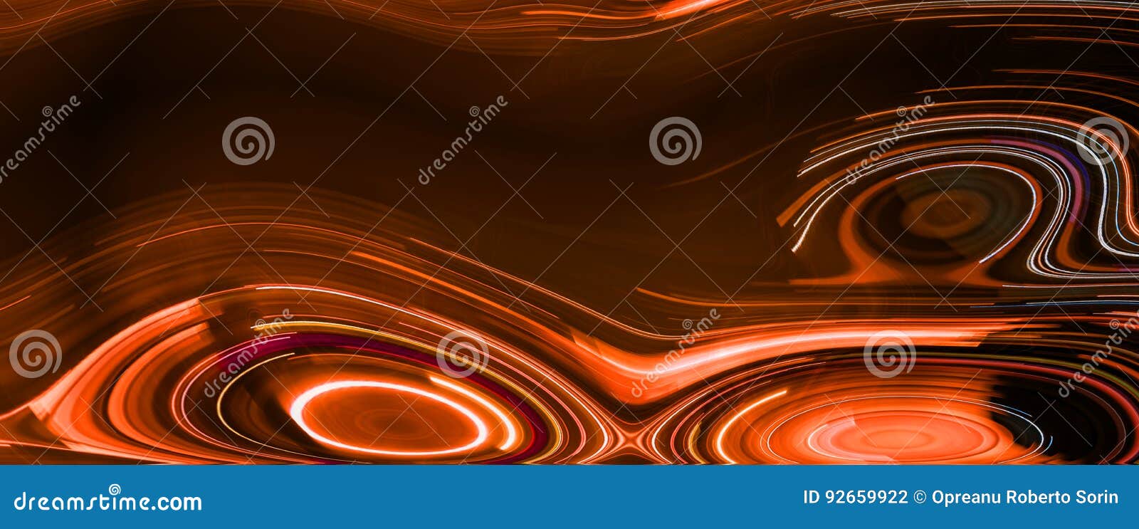 Light Trails on Black Background Stock Illustration - Illustration of ...