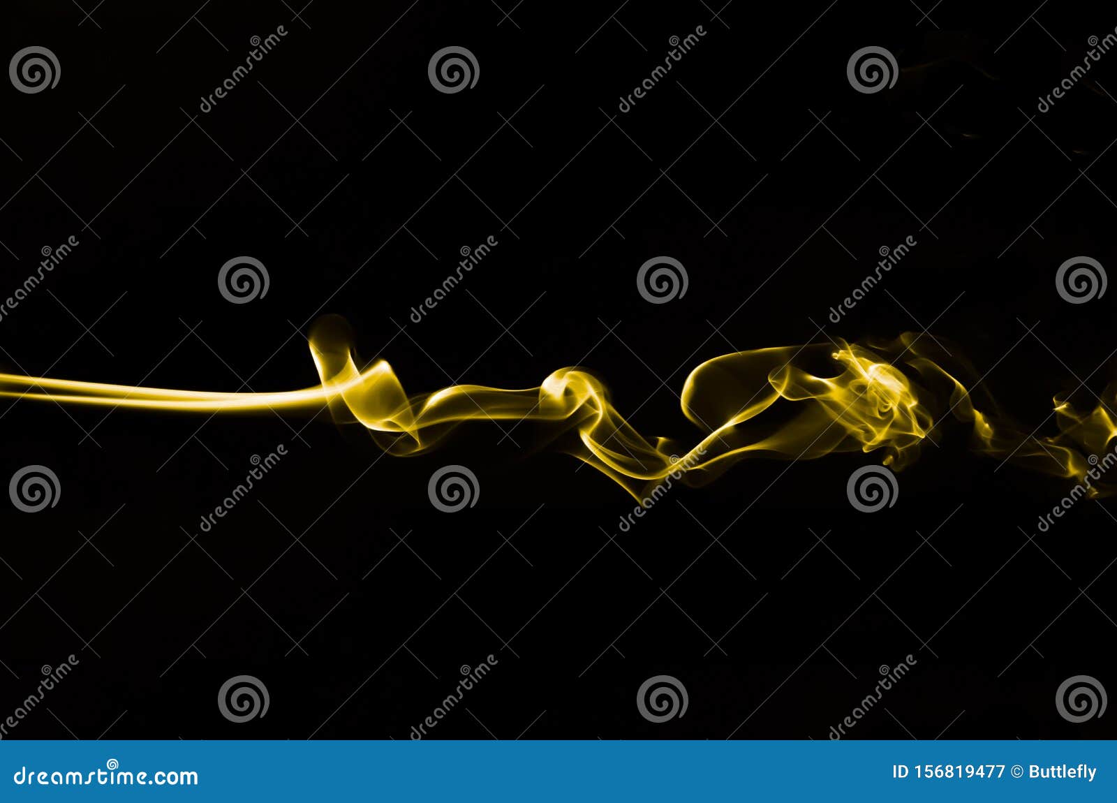 The Light Trails Resemble Smoke that Moves Back and Forth, Like Waves ...