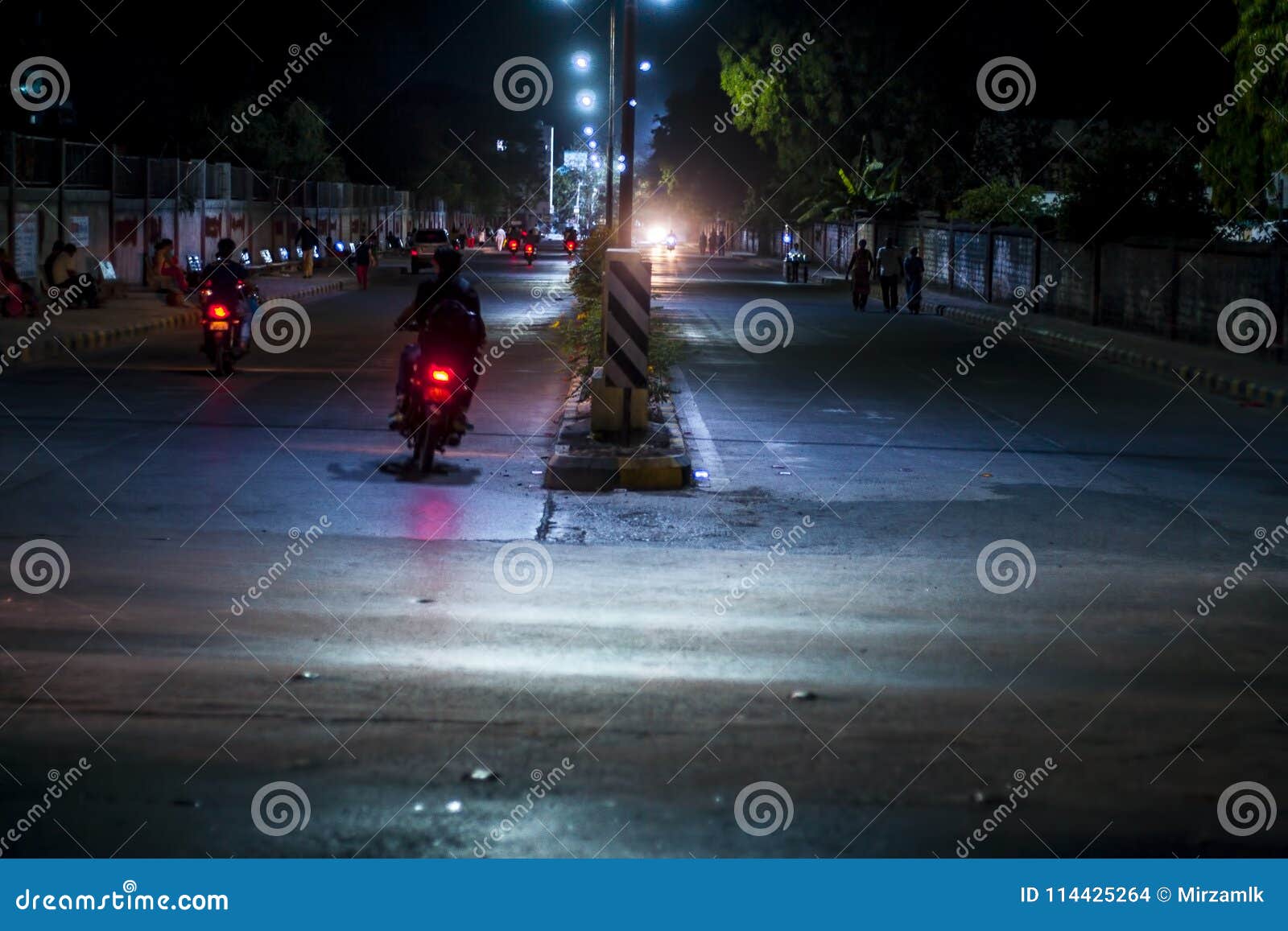Light Trails at the Road Full of Traffic. Stock Photo - Image of ...