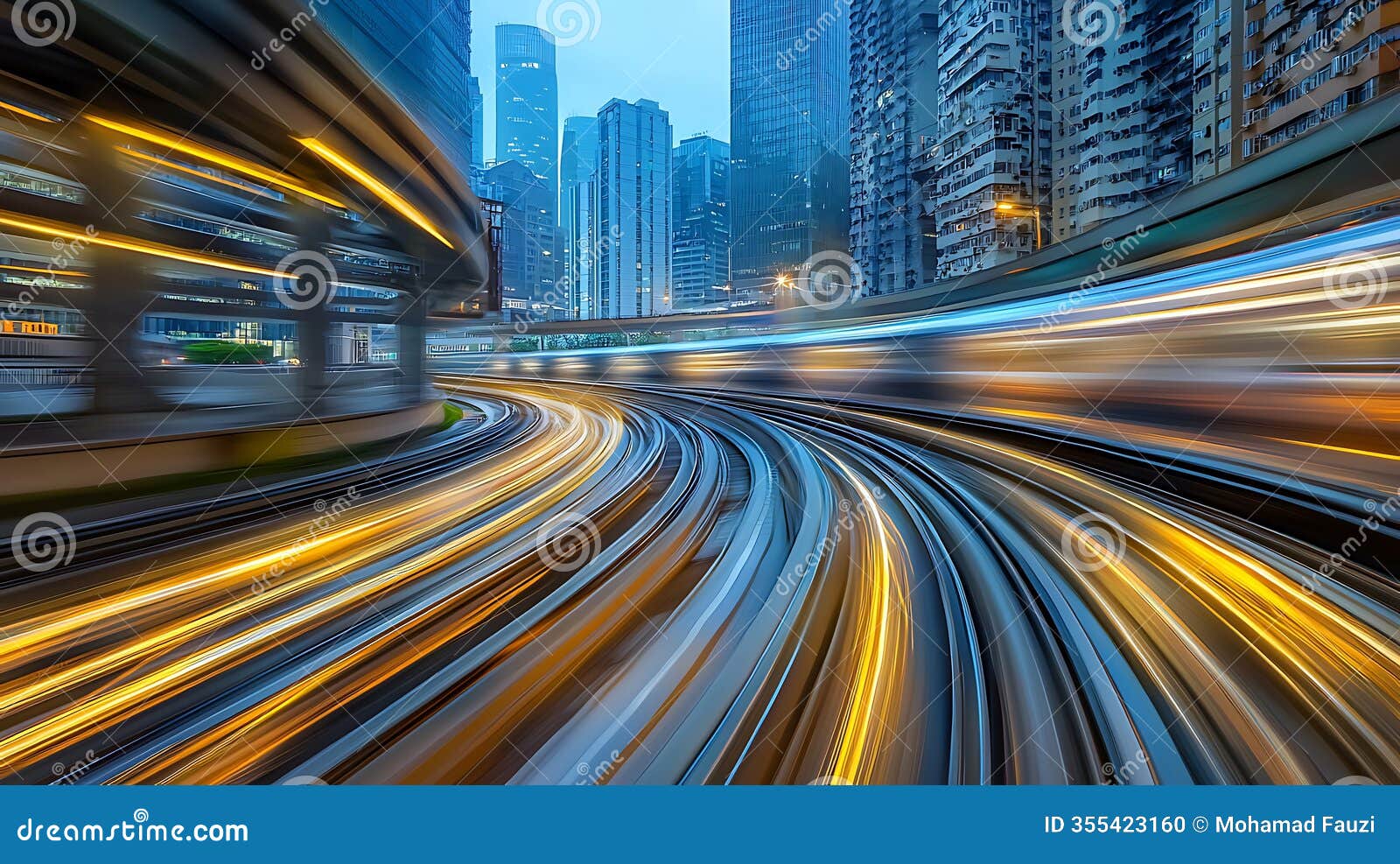 Curving Train Track, Rail Track Silhouette Isolated Vector Illustration ...