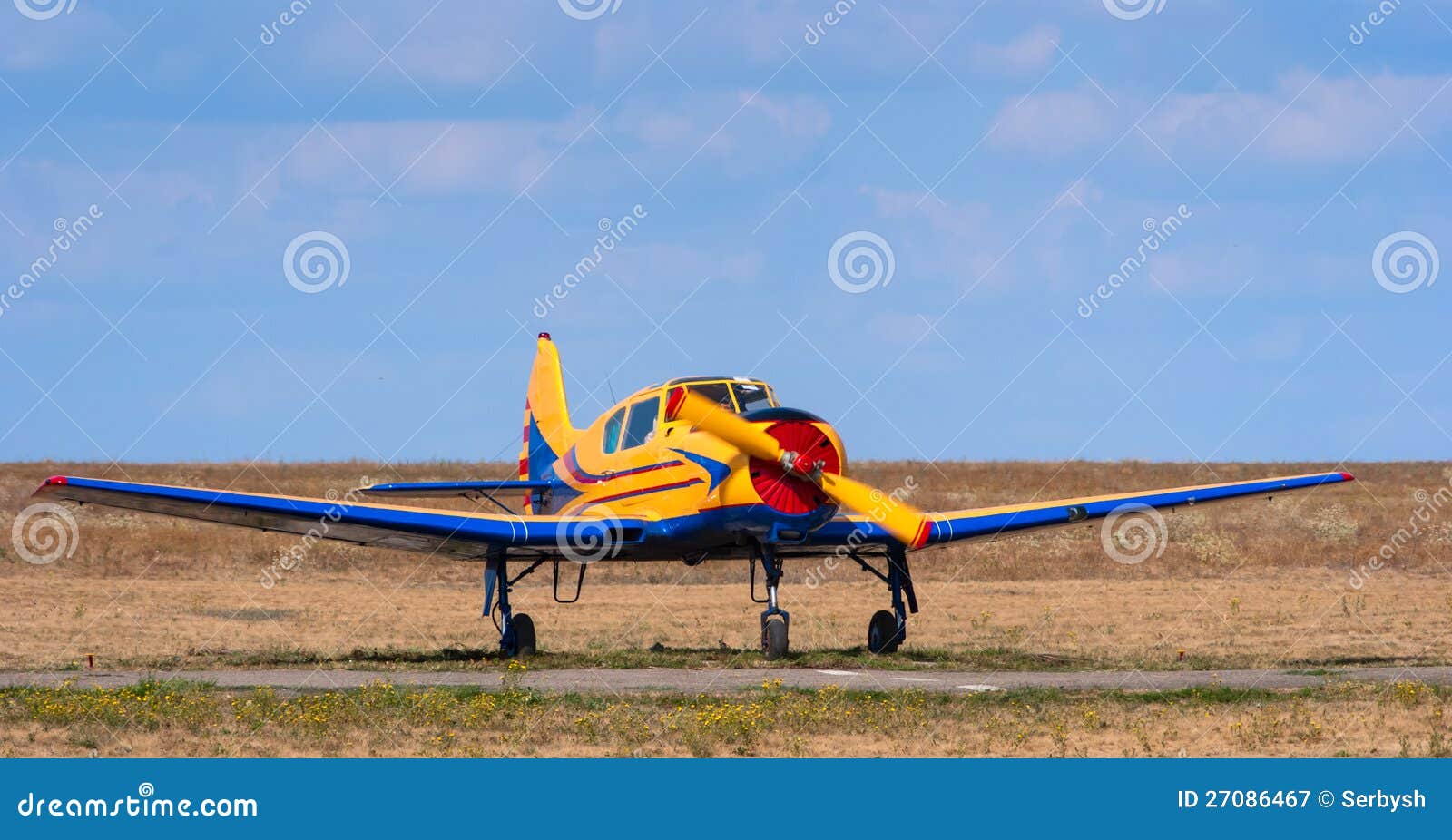 Light Training and Commercial Aircraft Stock Image - Image of cockpit ...