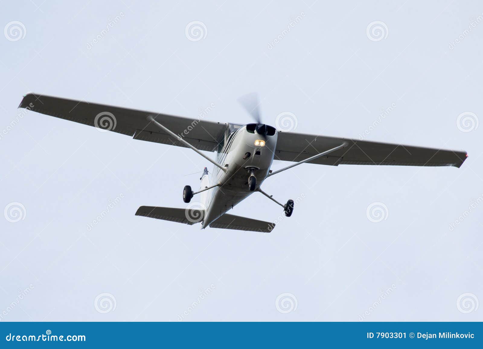 Light turbo-prop airplane stock image. Image of gear, fuselage - 7903301