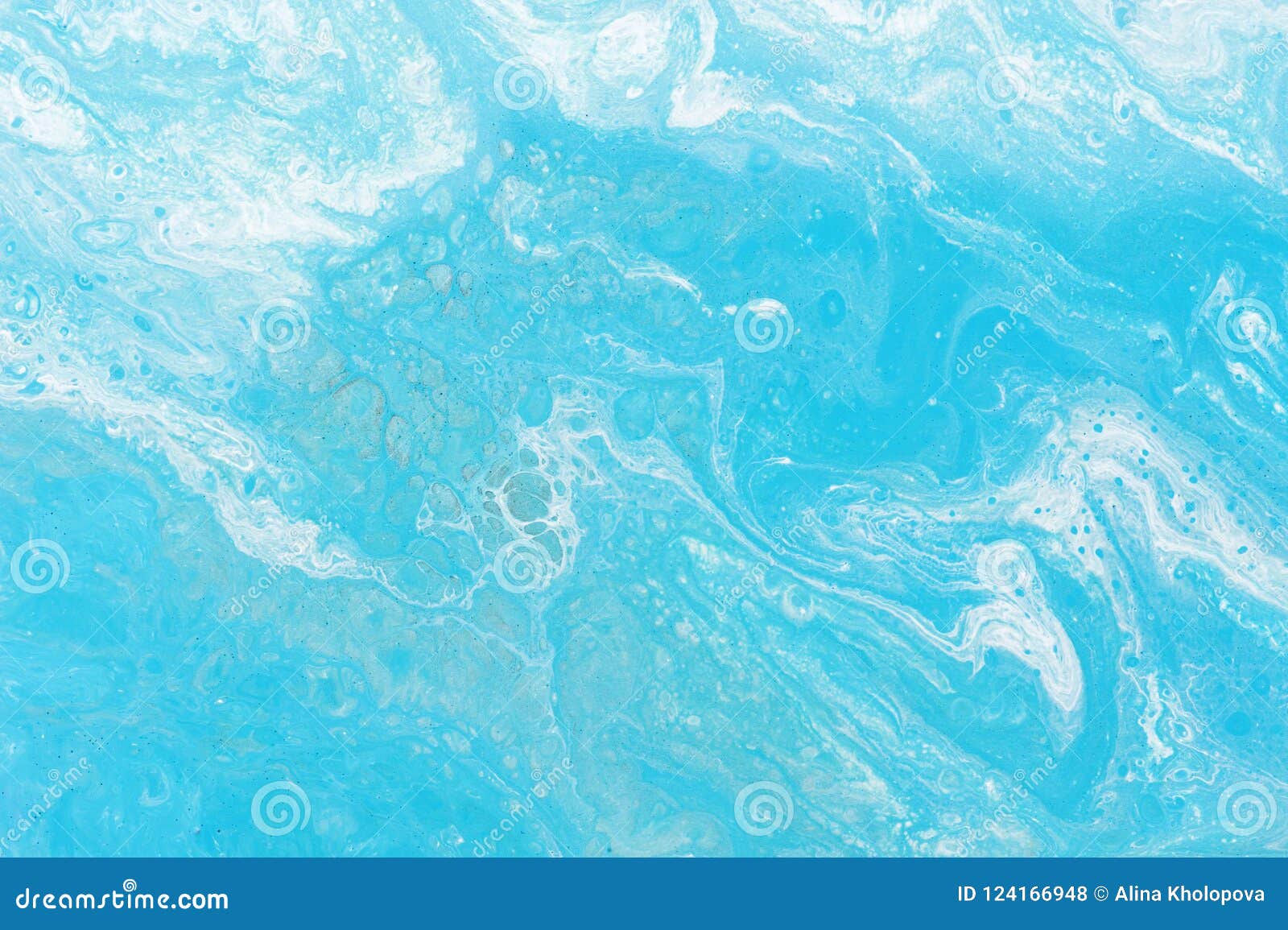 Light Turquoise Marble Texture Painted with Acrylic Colors Stock Photo ...