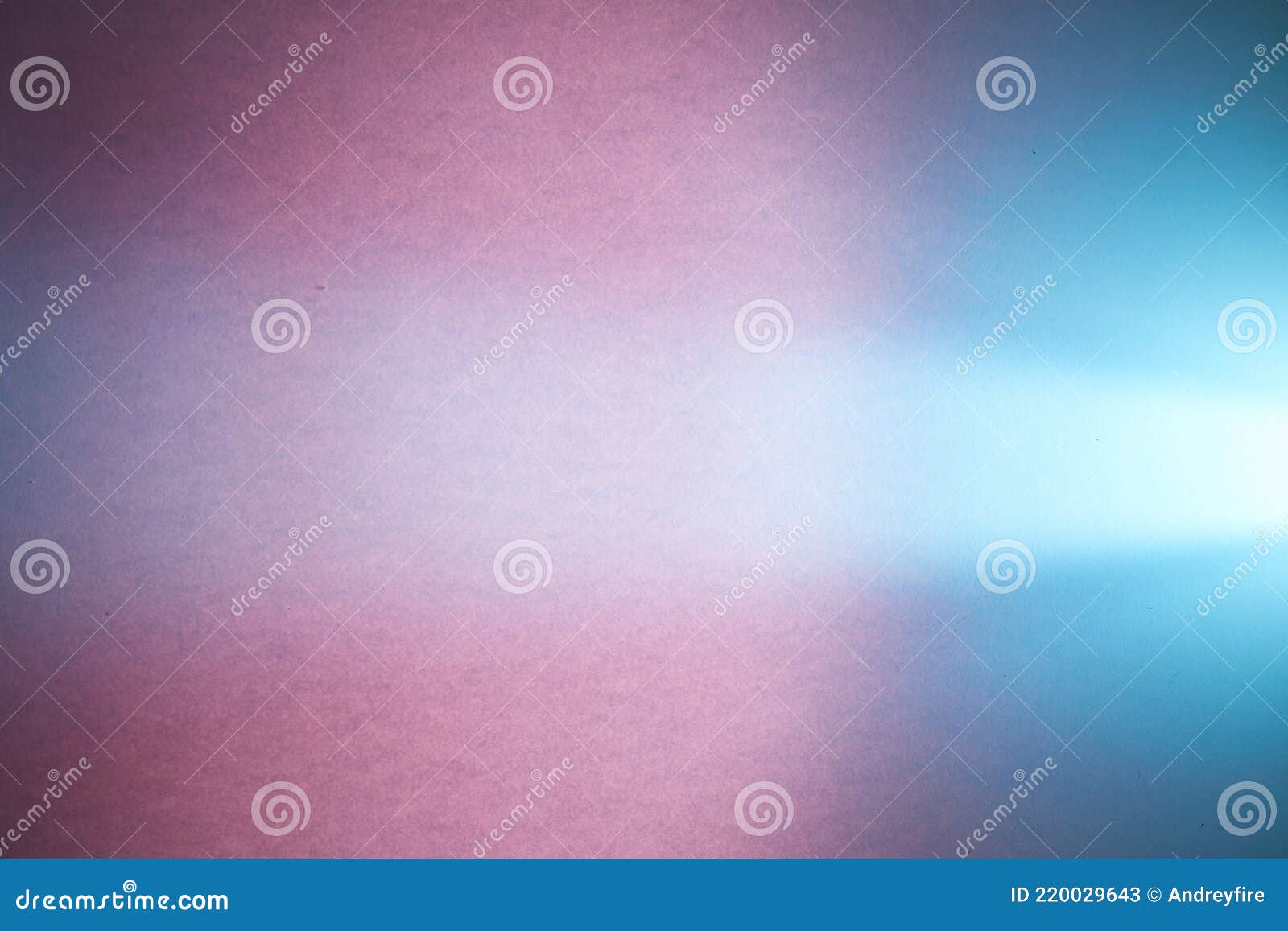 Light Turquoise Ray of Light Crosses a Light Blue Smooth and Dark Pink ...