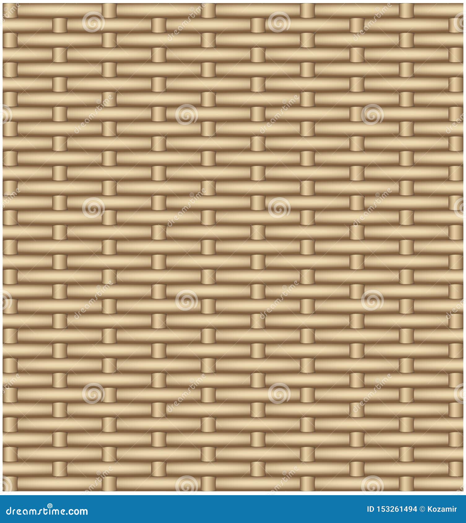 Wicker / Rattan Seamless Texture With Two Light Sources Stock Image ...