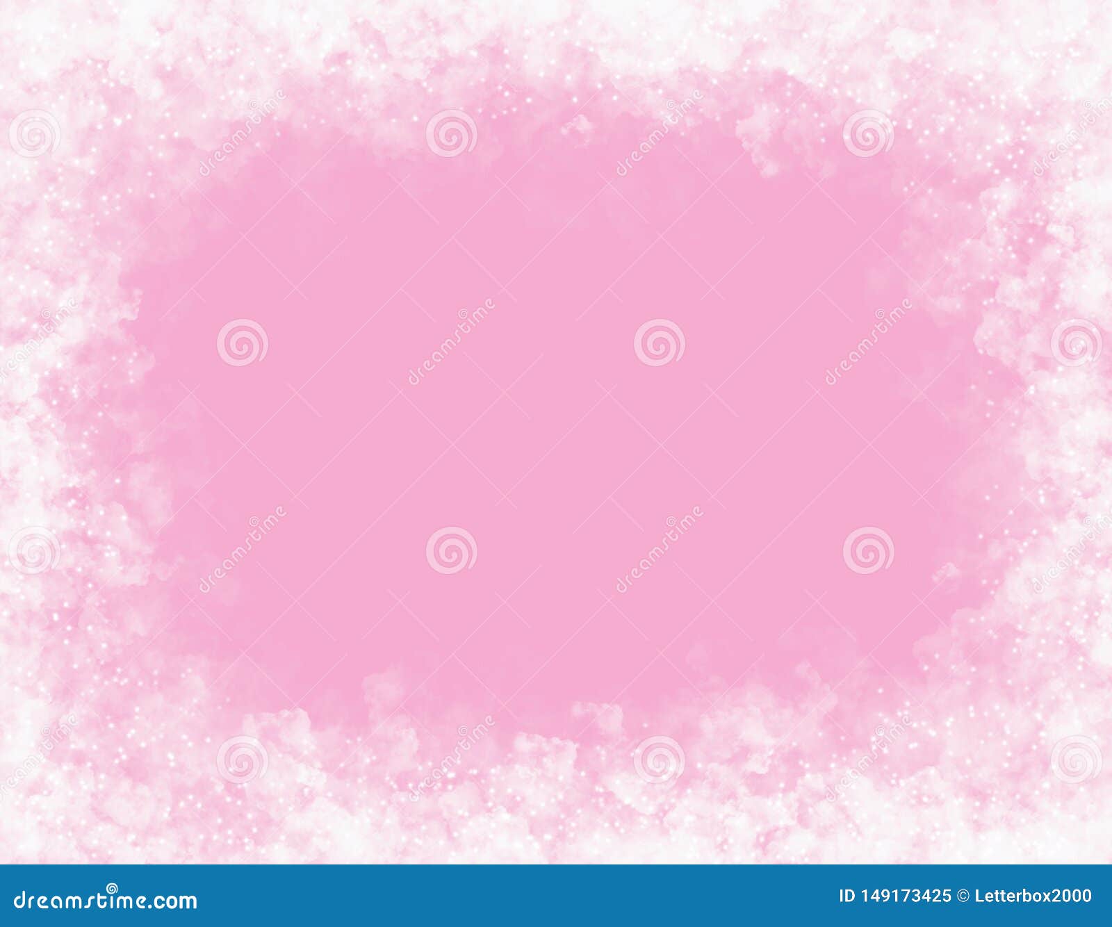 Light Decorative Vignette on Pink Background. Stock Illustration ...