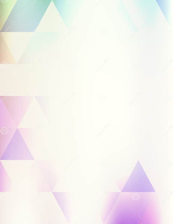 Light Violet Background with Transparent Triangles. Vector Graphic ...