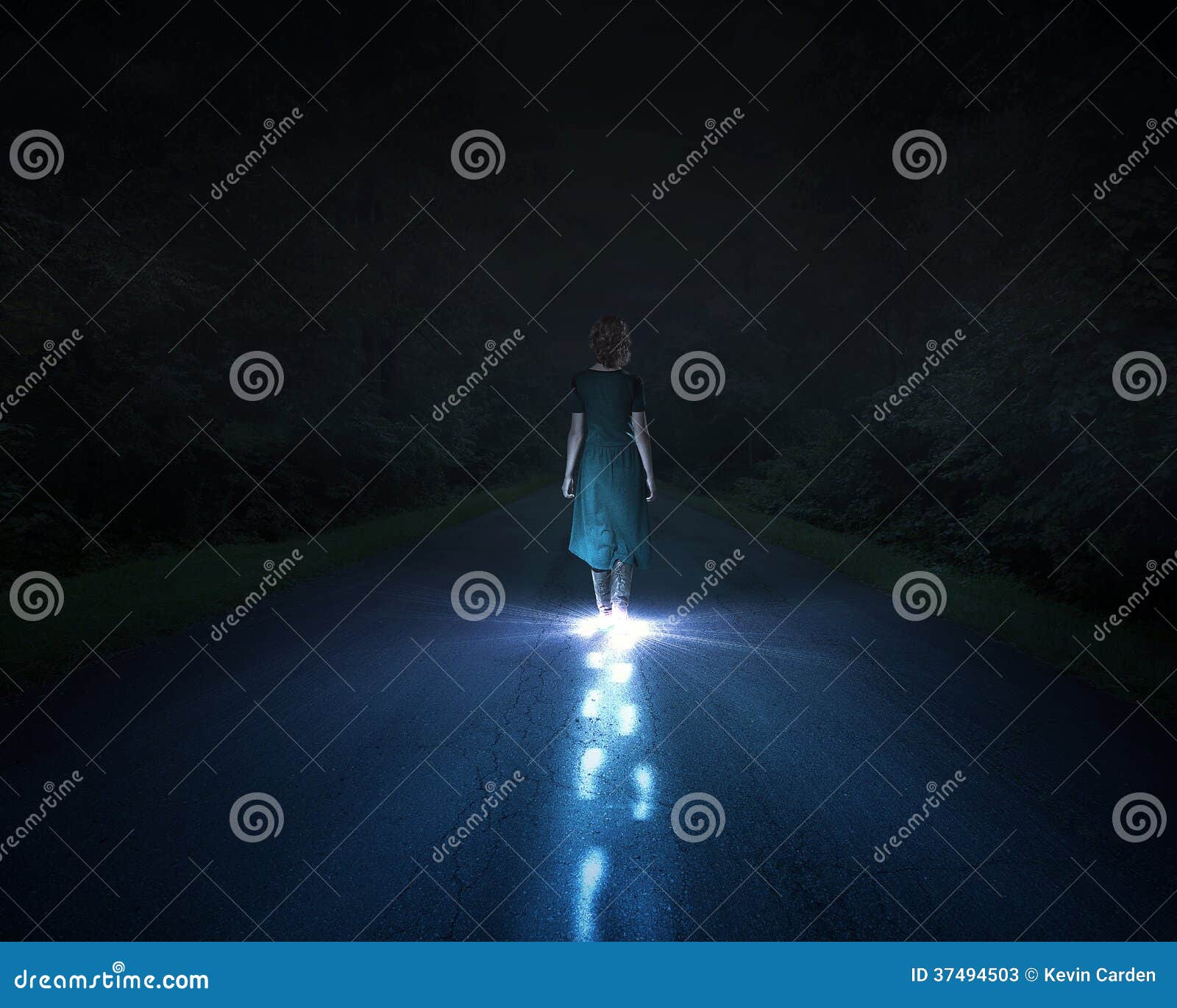 Light walking stock image. Image of night, bright, dark - 37494503