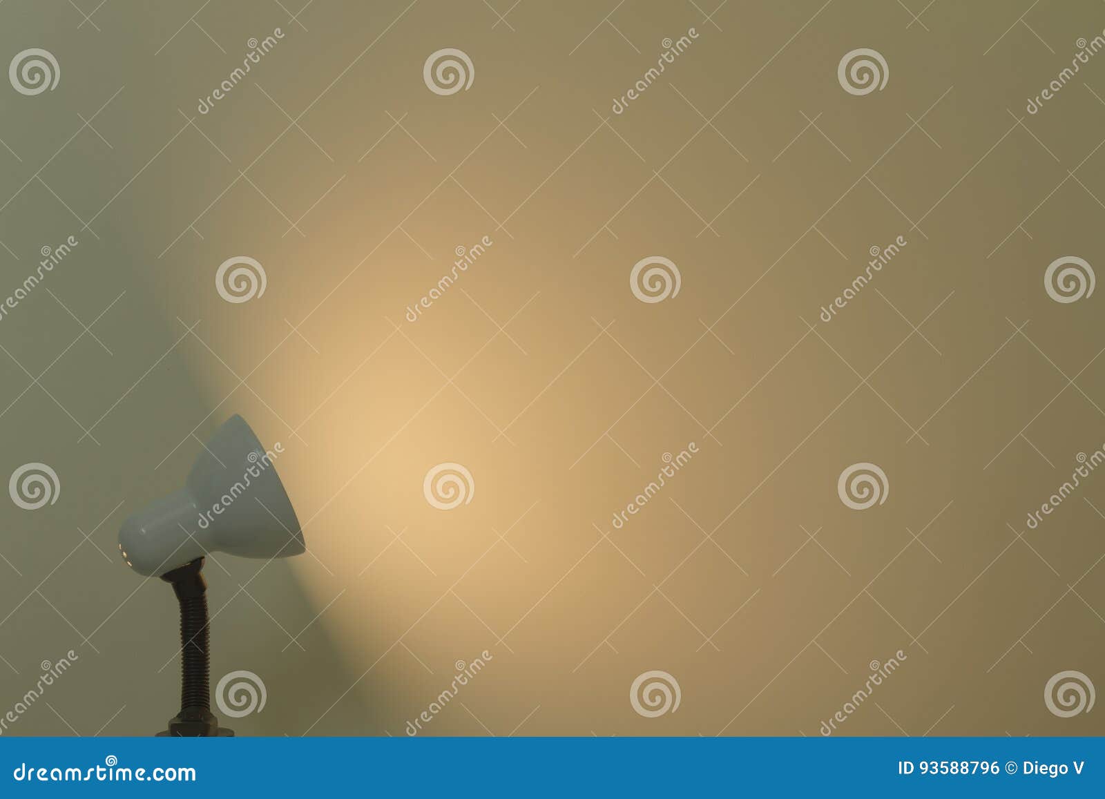 Light on wall stock photo. Image of electricity, reflecting - 93588796