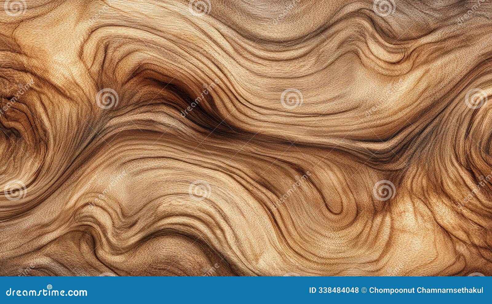 Light Walnut Wood Grain with a Smooth Surface and Gentle, Flowing ...