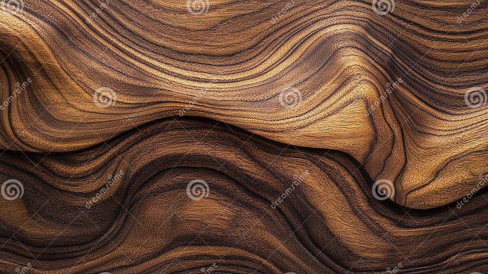 Light Walnut Wood Grain with a Smooth Surface and Gentle, Flowing ...