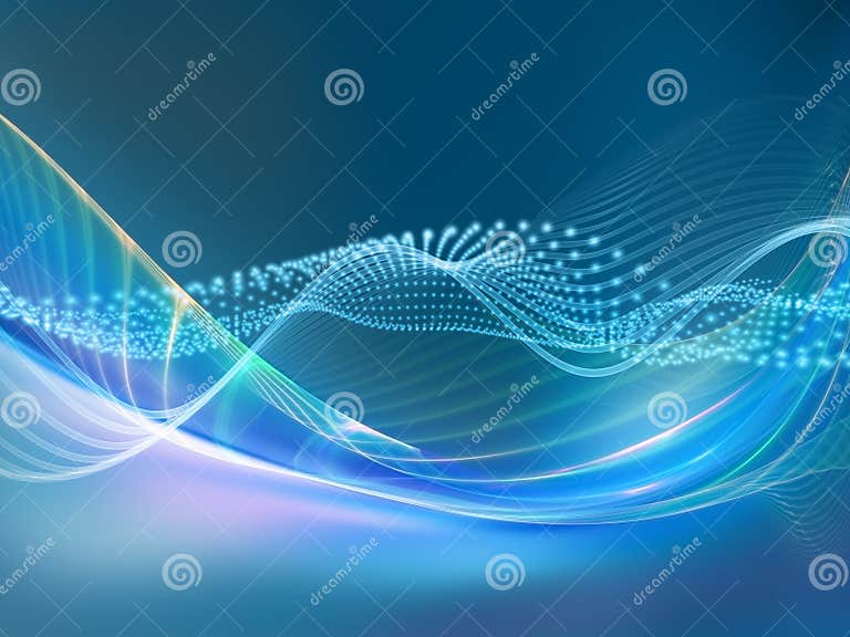 Light wave stock illustration. Illustration of speed - 23677374