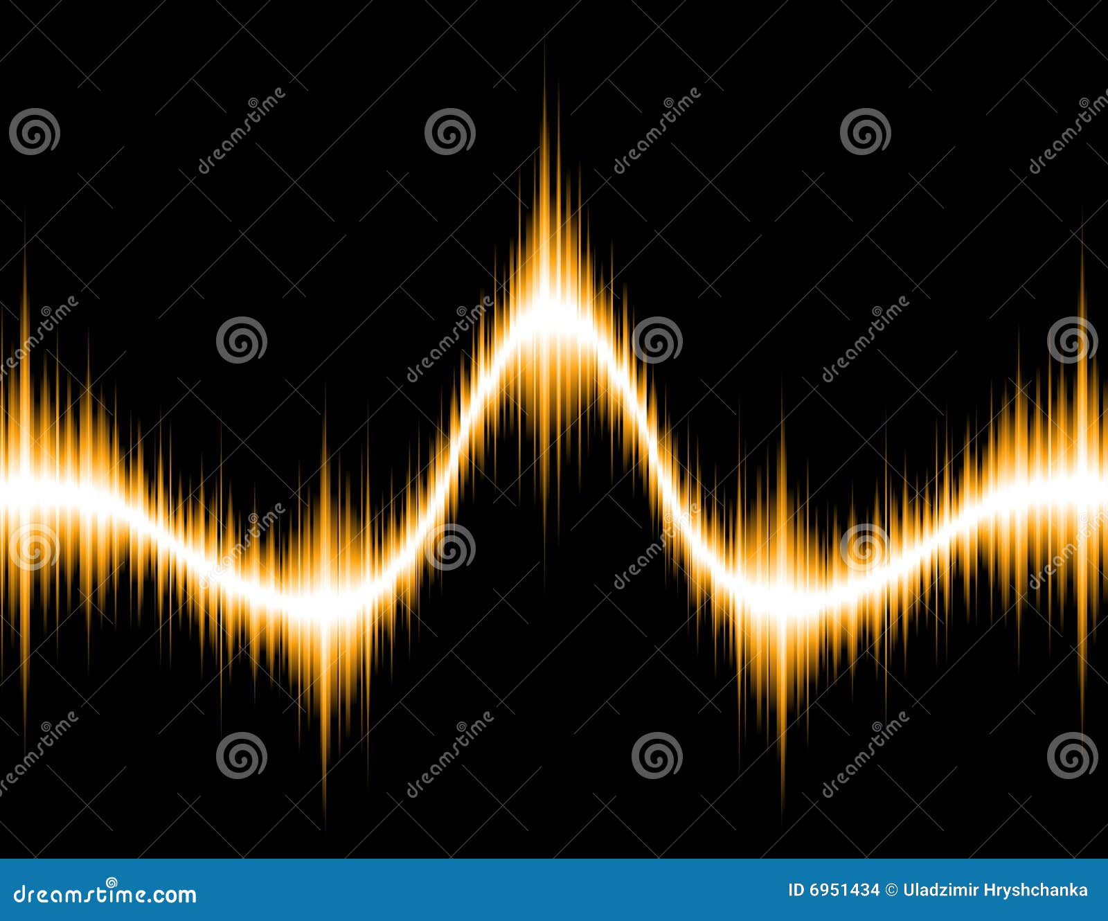 Light wave stock vector. Illustration of cool, design - 6951434