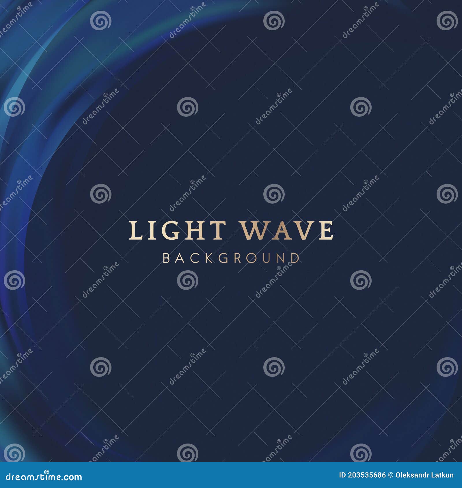 Light Wave Border Background Stock Illustration - Illustration of ...