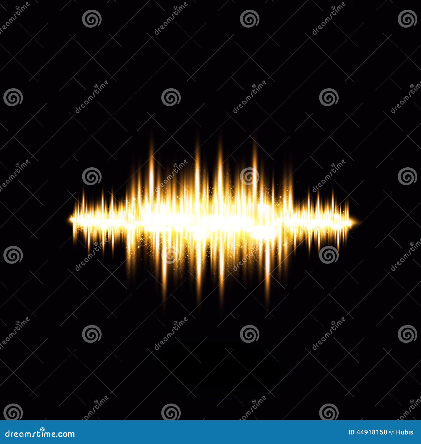 Light waveform stock illustration. Illustration of electronic - 44918150