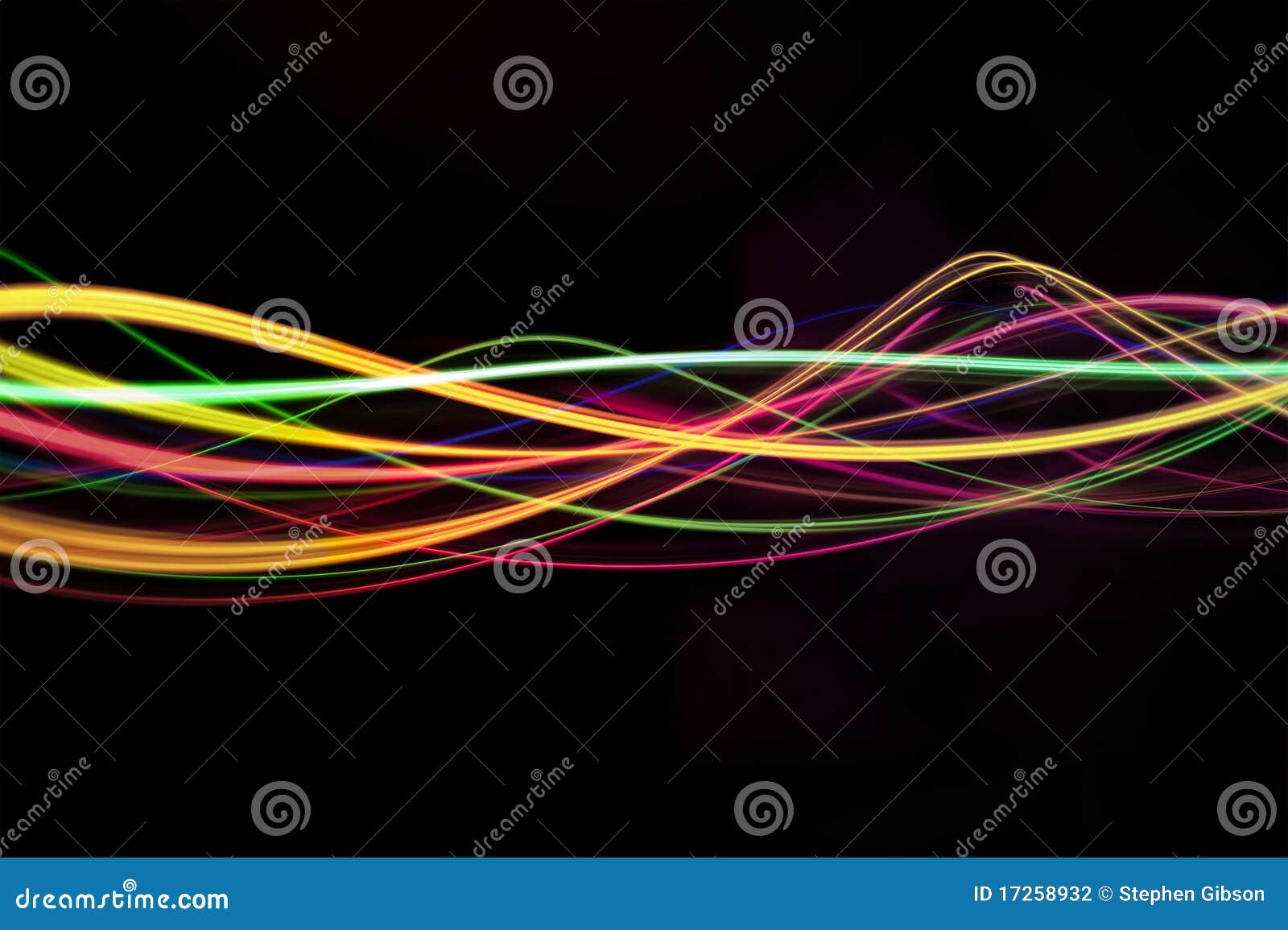 Light waves stock photo. Image of black, abstract, sine - 17258932