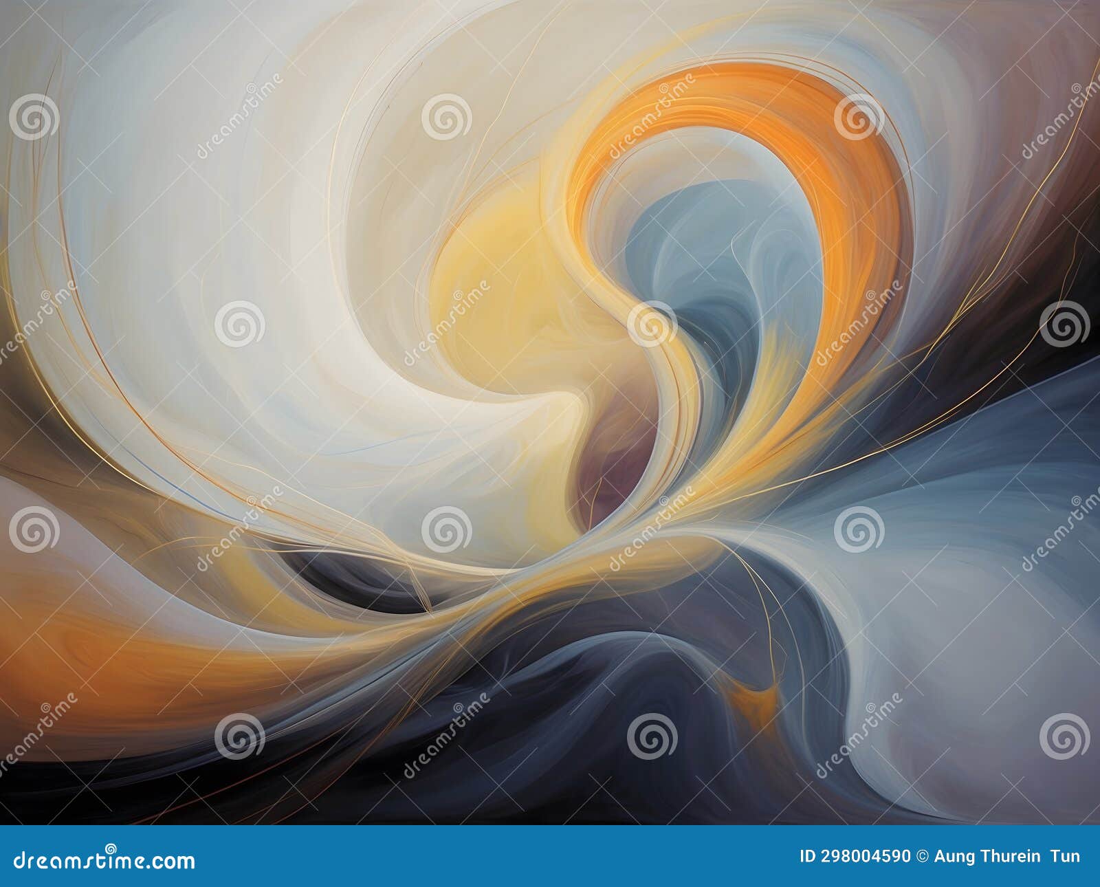 Light Waves Abstract Wallpaper Stock Illustration - Illustration of ...