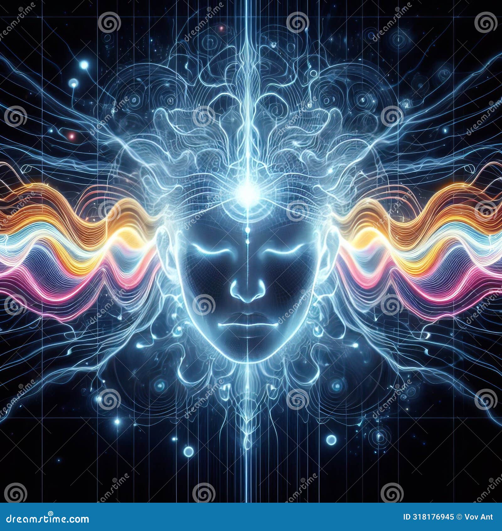 Light Waves Electromagnetic Waves within the Visible Spectru T Stock ...