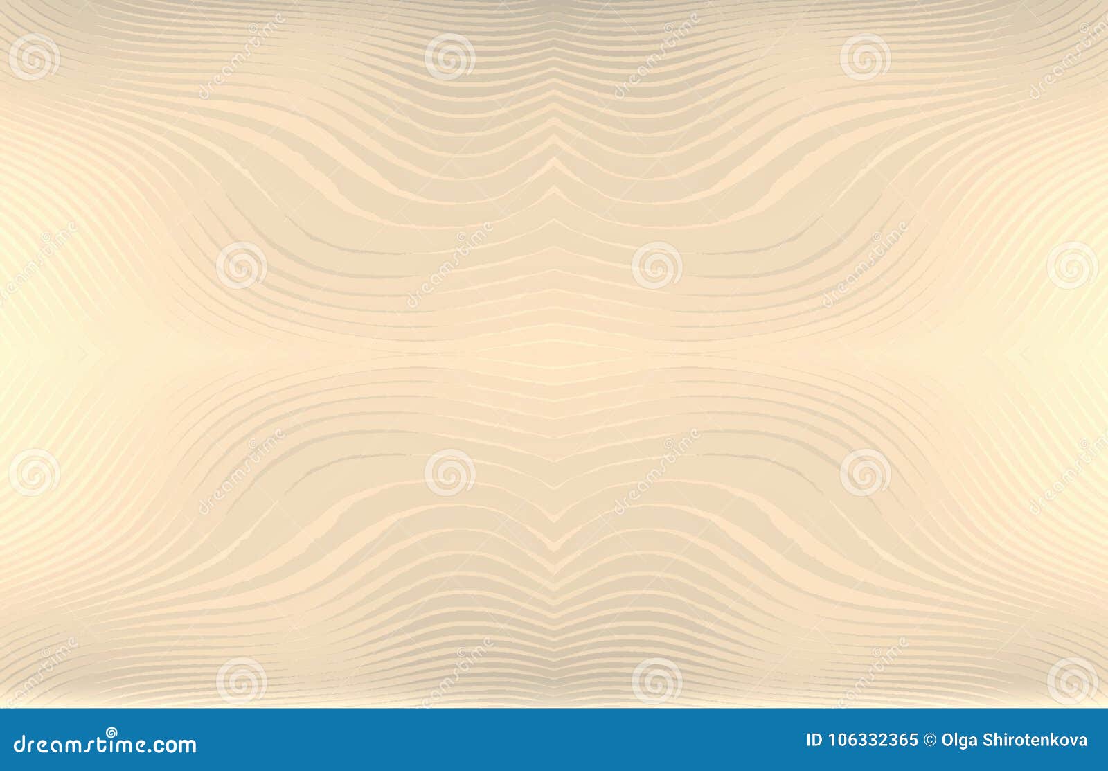 Light Wavy Pattern on a Beige Background. Darkened Bottom and Top ...