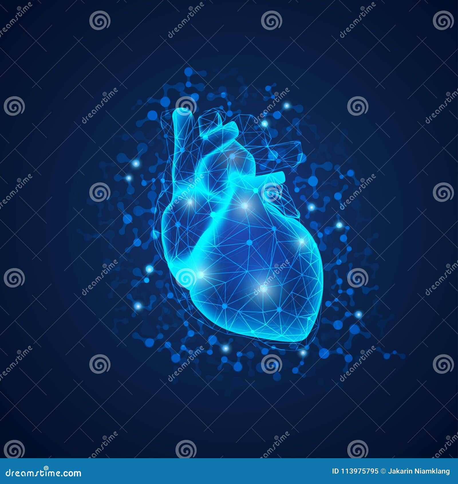 Light web heart stock vector. Illustration of heart - 113975795