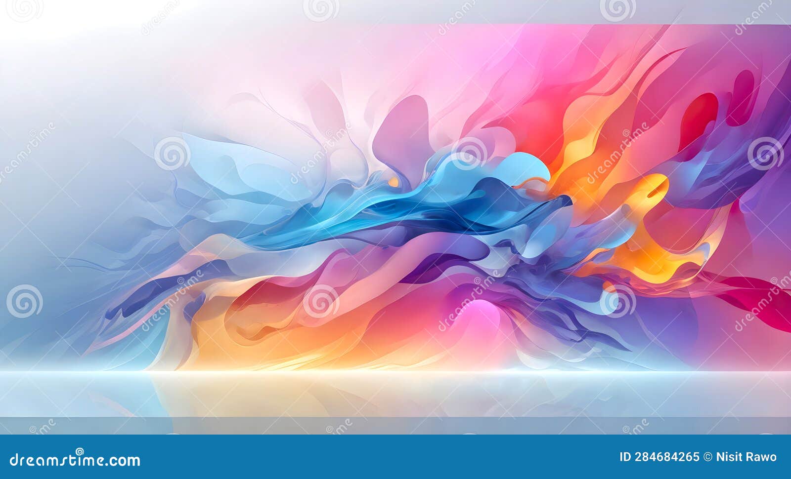 Light Website Background Imaginary Abstraction Stock Illustration ...