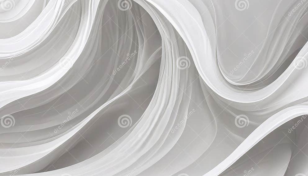 Light and White Abstract Background Irregular Wavey Design Stock ...
