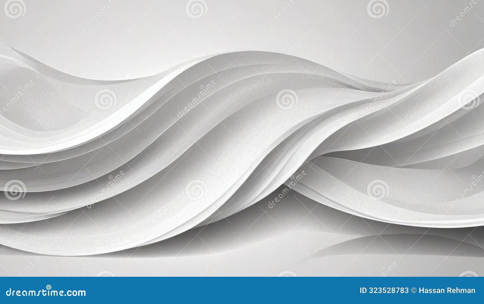 Light and White Abstract Background Irregular Wavey Design Stock ...