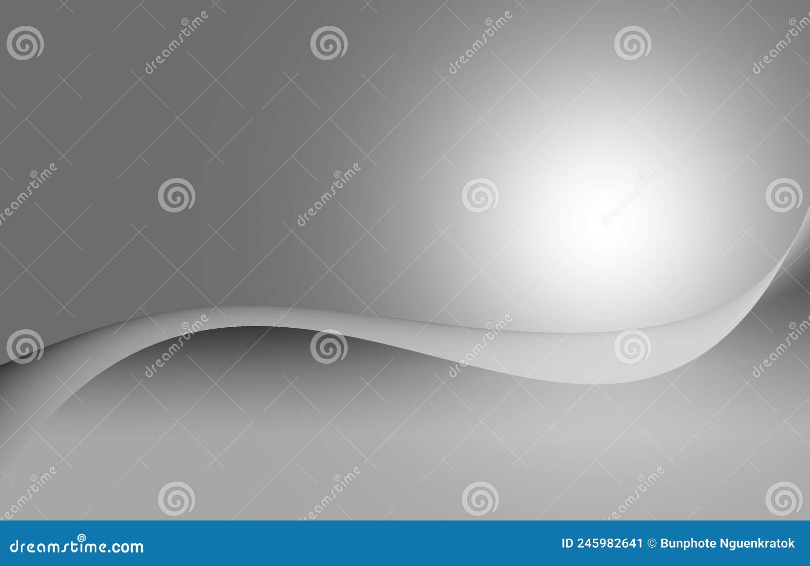 Light White Grey Gradient or Shadow Abstract Background with Curved ...