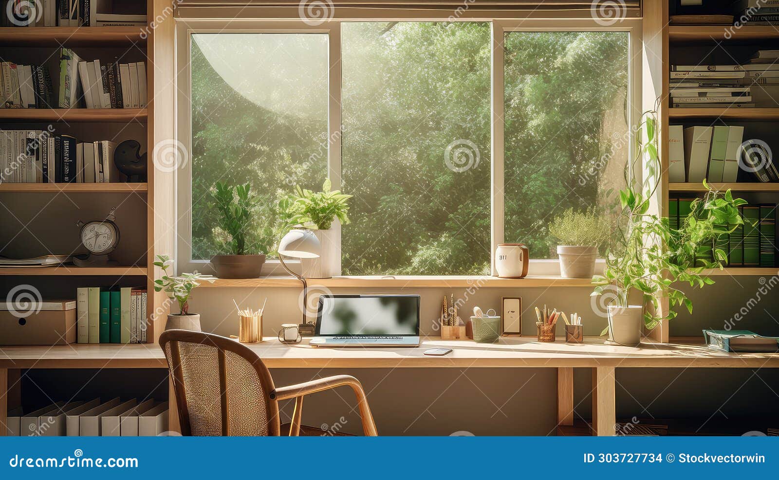 Light Window Interior Background Stock Illustration - Illustration of ...