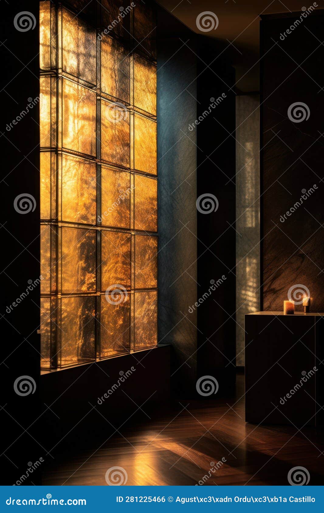 Light from a Window Reflects Off the Glass Blocks at Different Angles ...