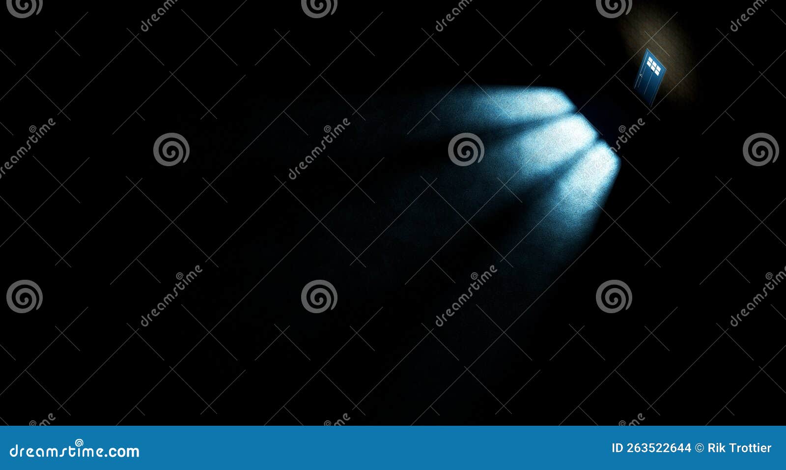 Light through Windows in the Dark Stock Photo - Image of showing ...