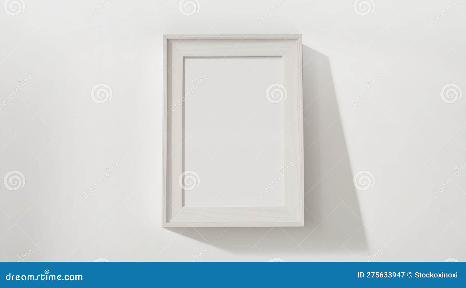 Light Wood Rectangular Vertical Frame Stock Illustration - Illustration ...