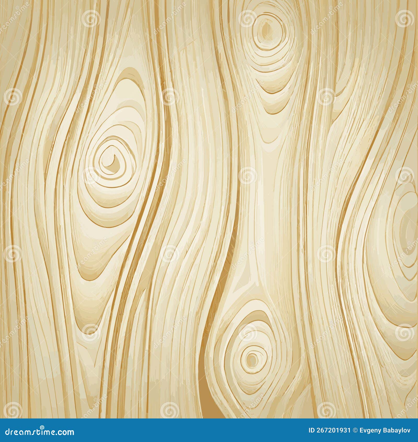 Light Wood Texture Background with Knots - Vector Stock Vector ...
