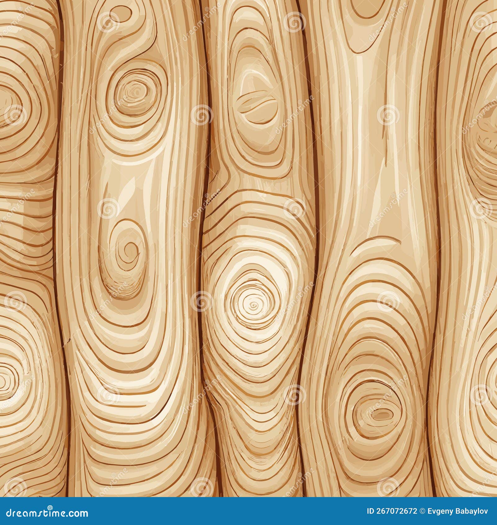 Light Wood Texture with Knots, Plank Background - Vector Stock Vector ...