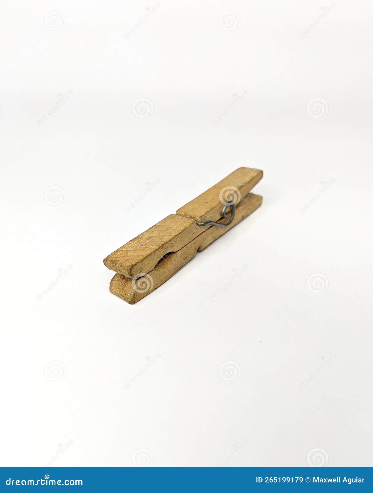 Light Wooden Clothespin Standing Balanced Stock Image - Image of ...