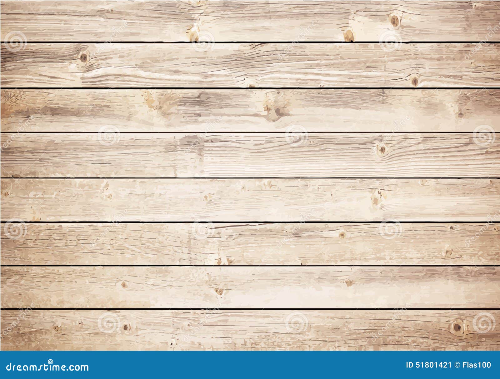 Light Wooden Texture with Horizontal Planks Stock Vector - Illustration ...