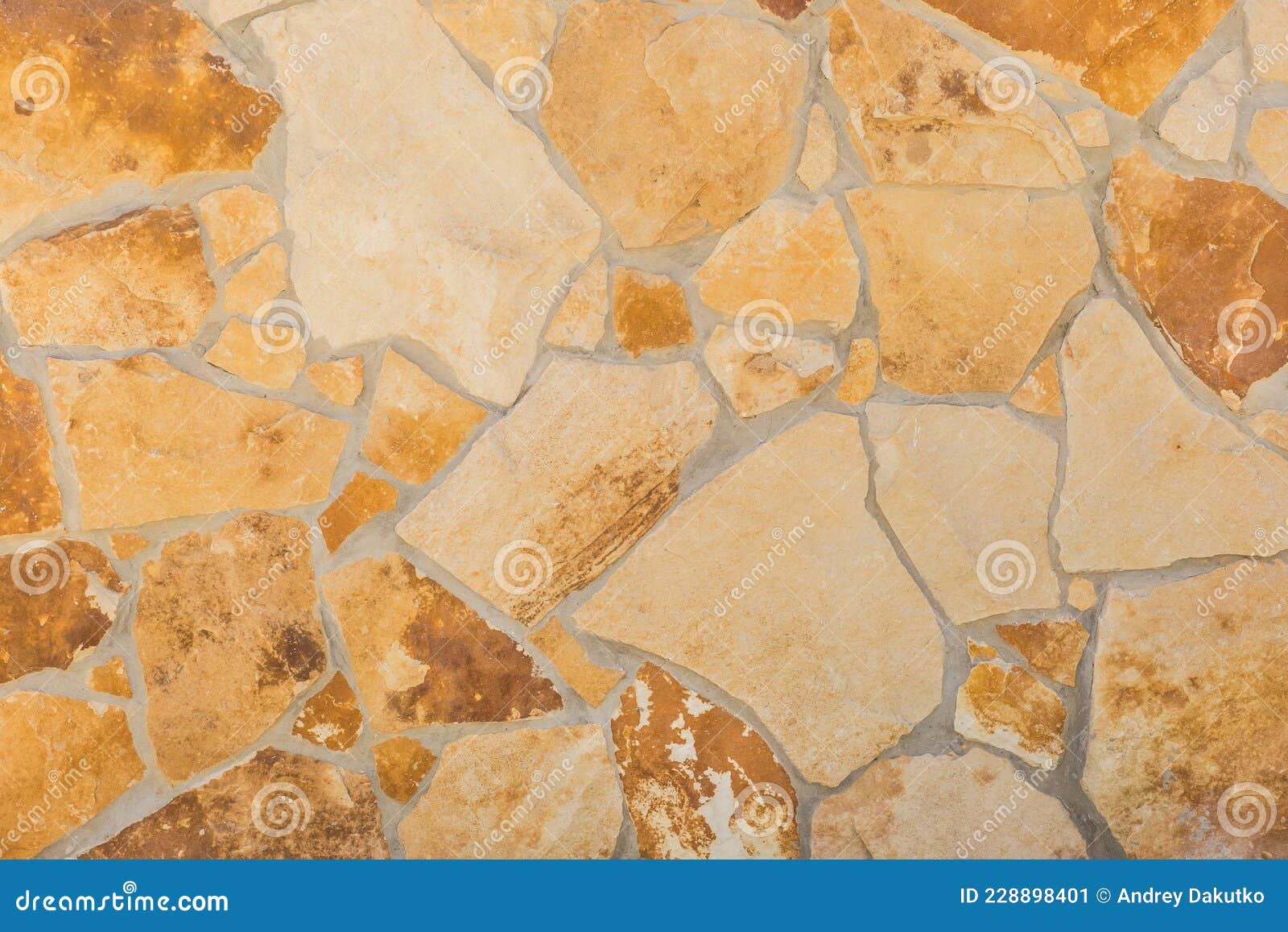 Light Yellow and Brown Stone Tile Pattern Wall Surface Texture ...