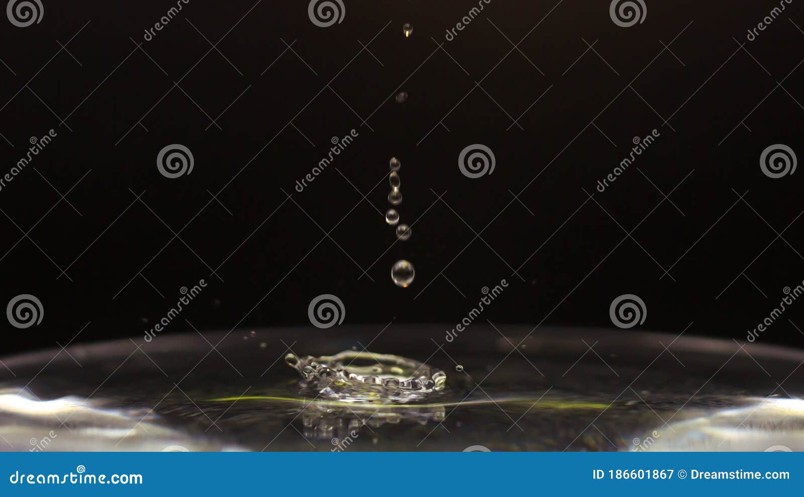 Light Yellow Drop Falling Motion Stock Image - Image of splash, water ...