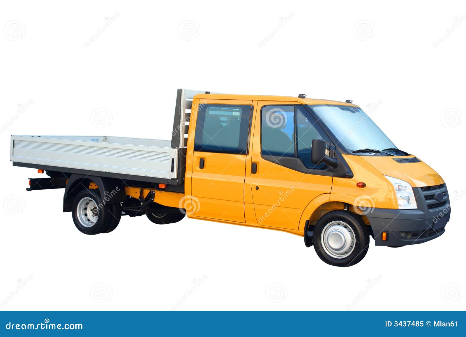 Light yellow lorry stock image. Image of lorry, carry - 3437485