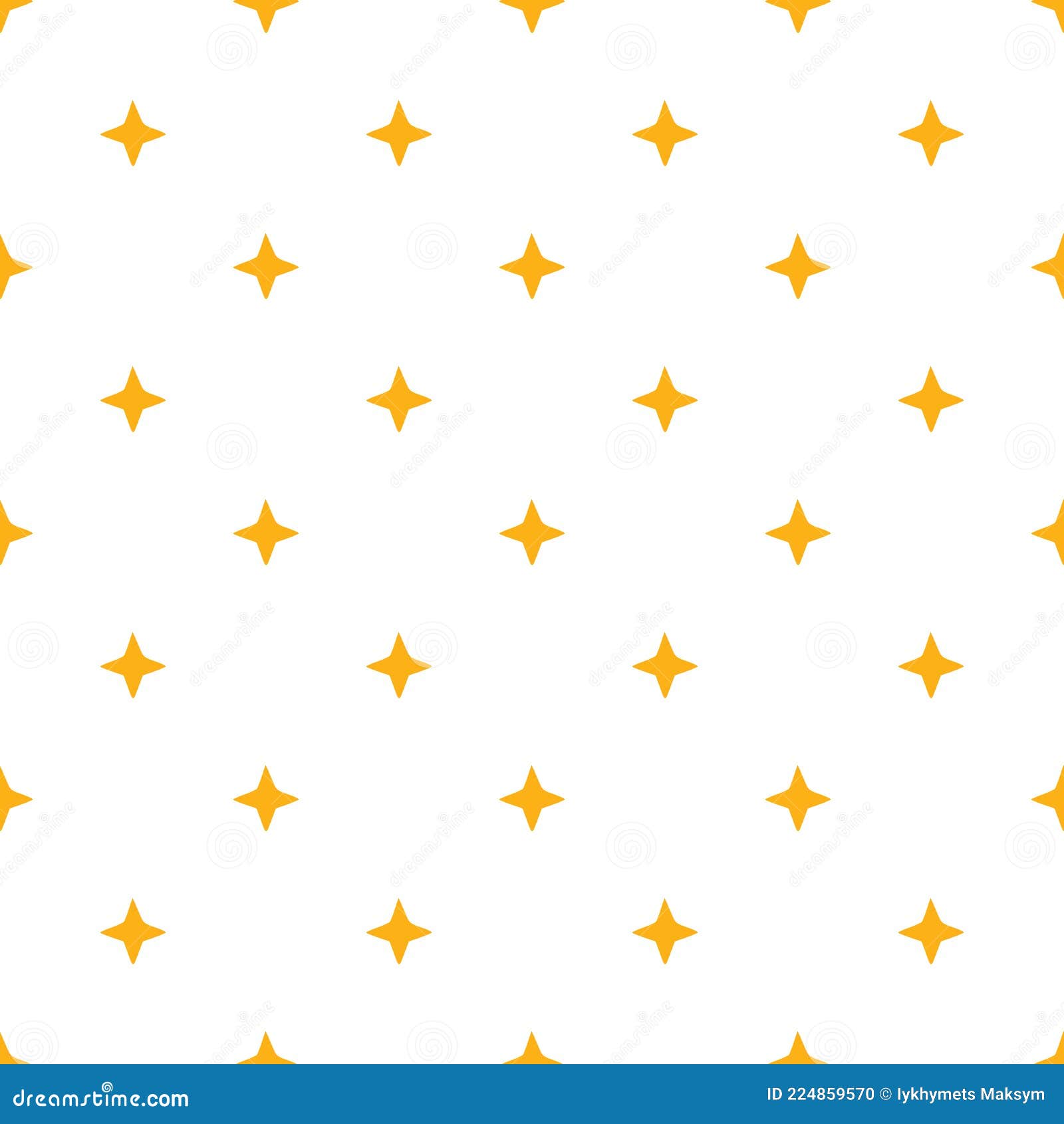 Light Yellow Seamless Stars Background Pattern Illustration Stock ...