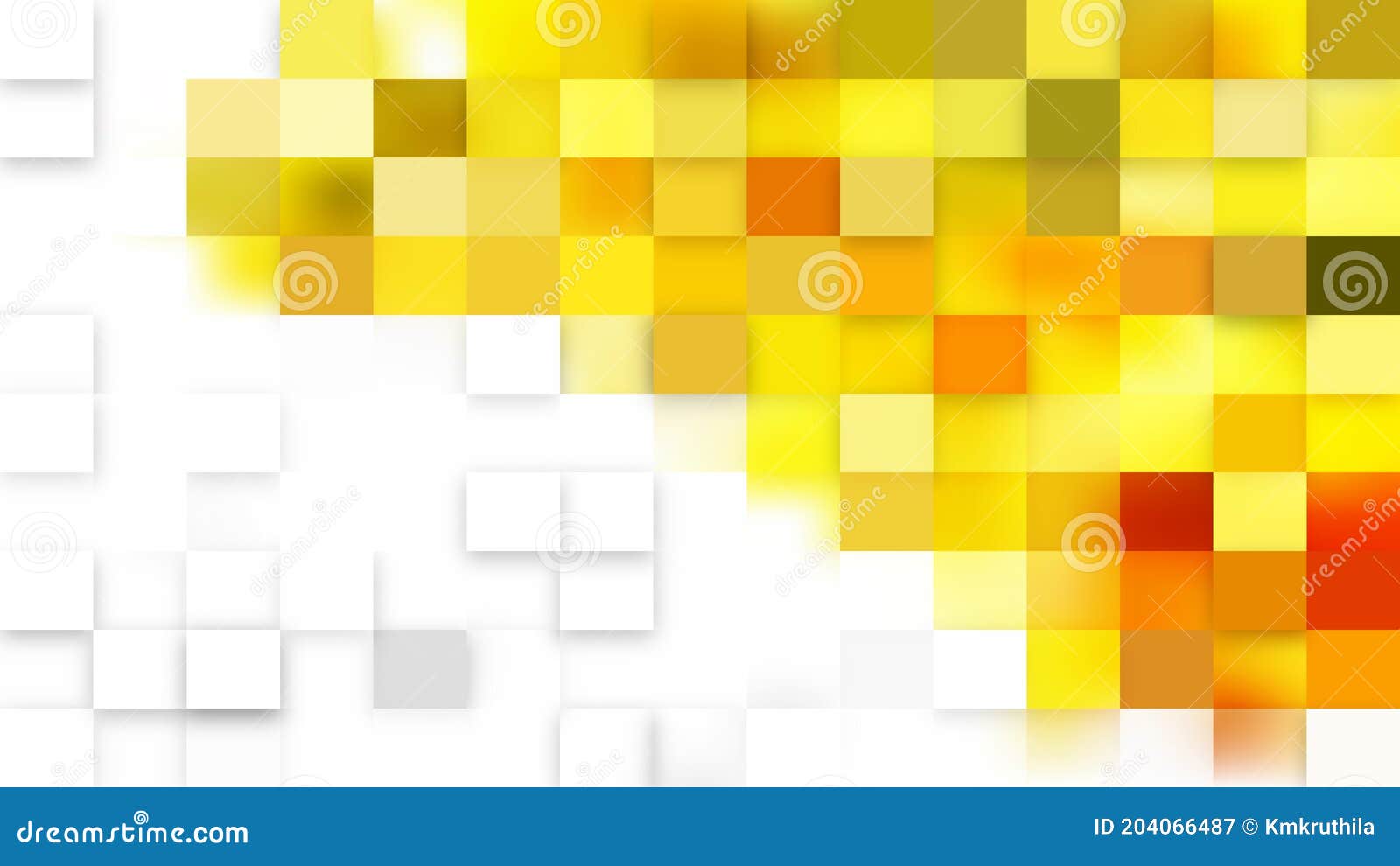 Light Yellow Square Pixel Mosaic Background Vector Illustration Stock ...