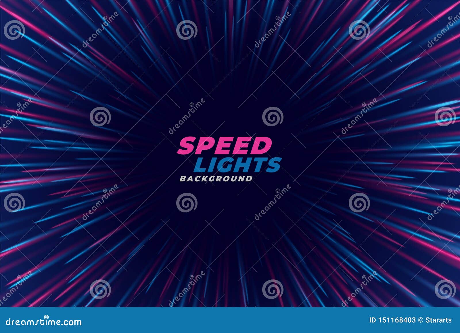 Light Zoom Rays Effect Background Stock Vector - Illustration of light ...