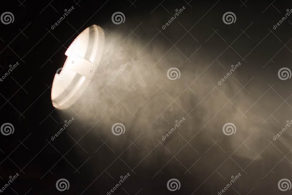 Lightbeam into dust stock photo. Image of night, black - 3333124