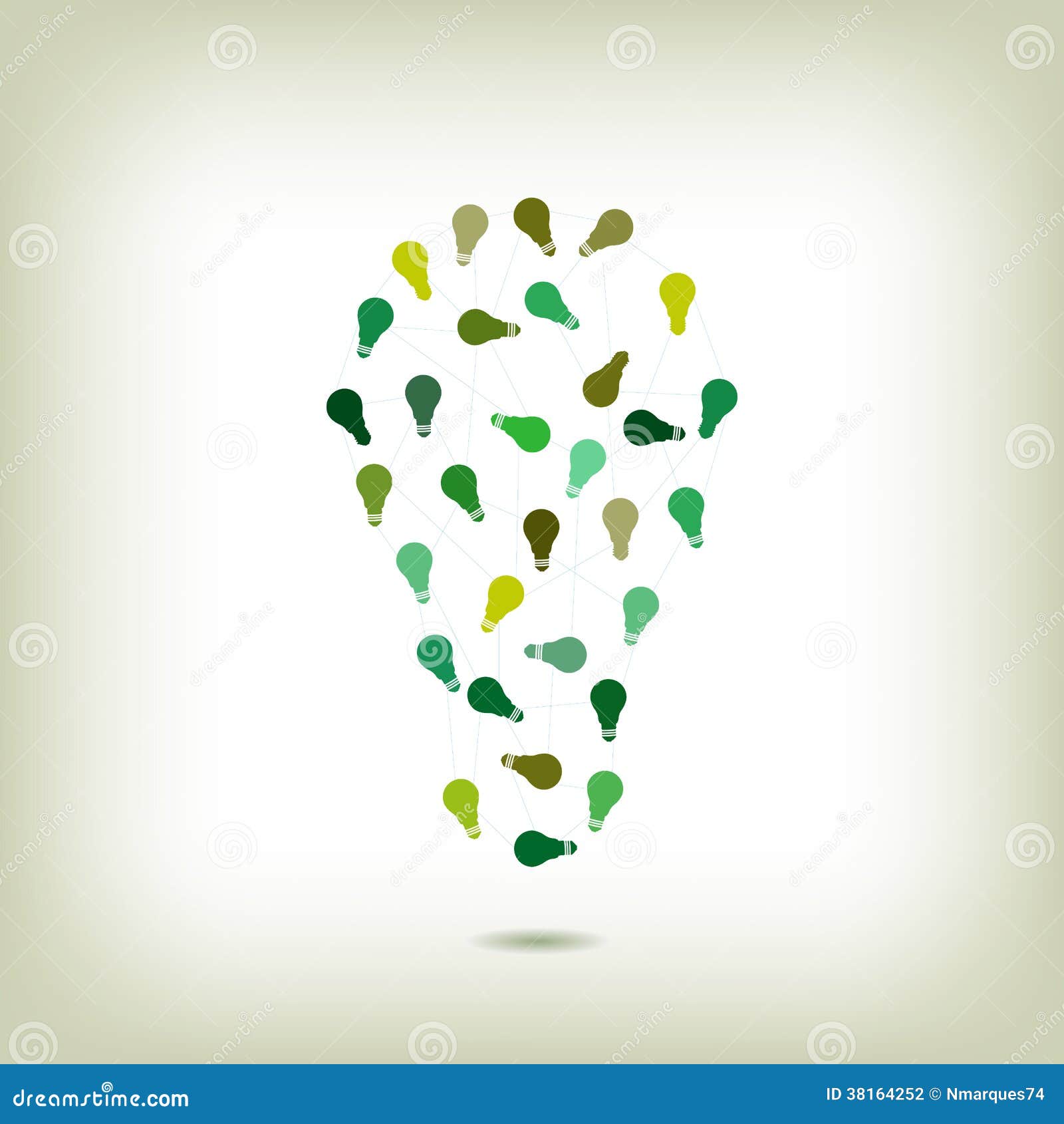 Lightbulb Abstract, Vector Illustration Stock Vector - Illustration of ...