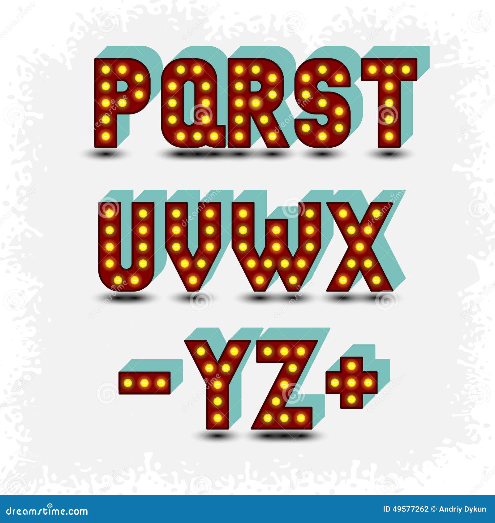 Lightbulb alphabet font stock vector. Illustration of alphabet - 49577262